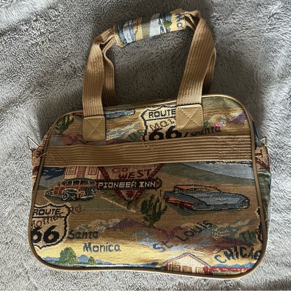 Pioneer Express | Bags | Vintage Route 66 Travel Bag Pioneer Express ...